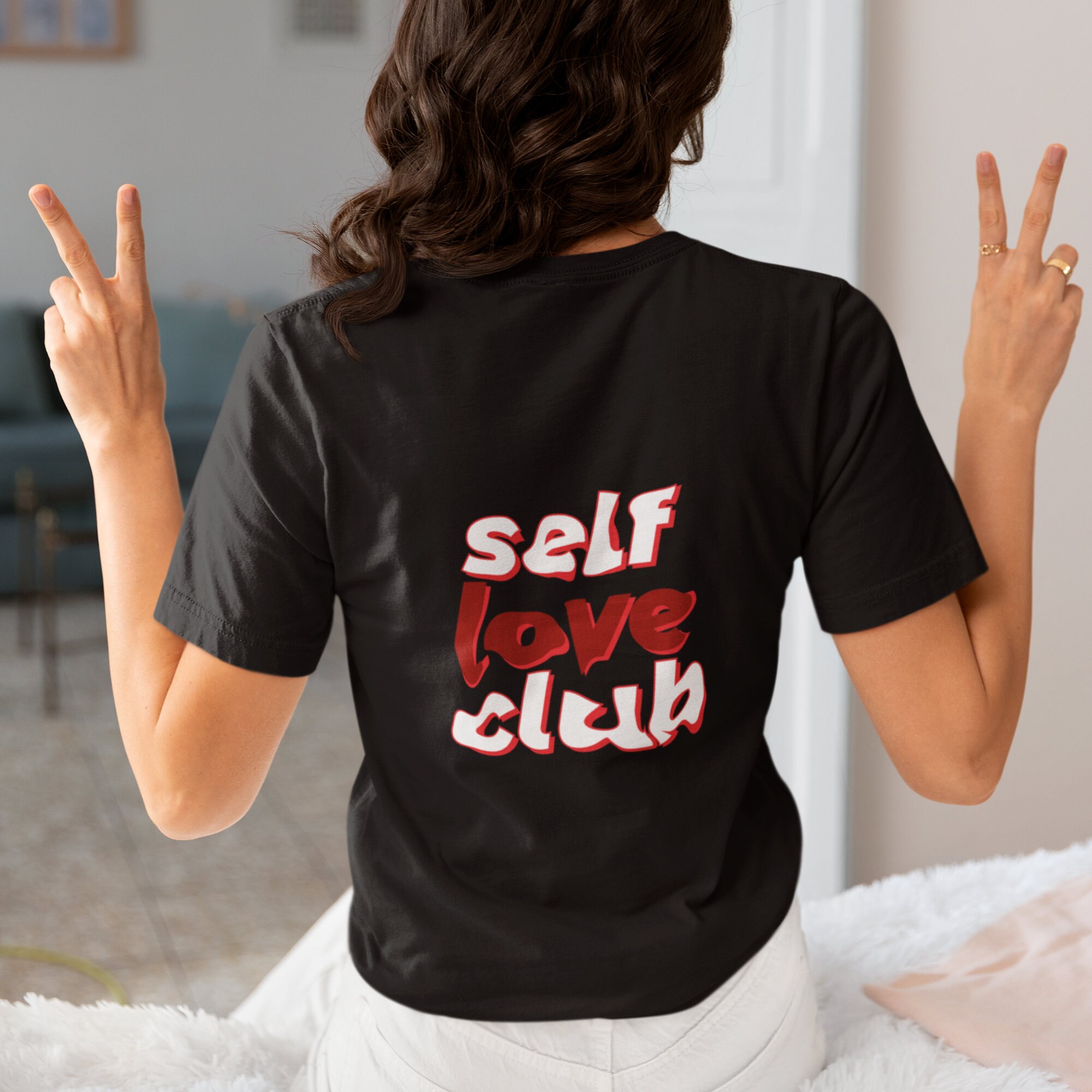 Self-love Club T-shirt,love Yourself T-shirt, Positive Shirt ...