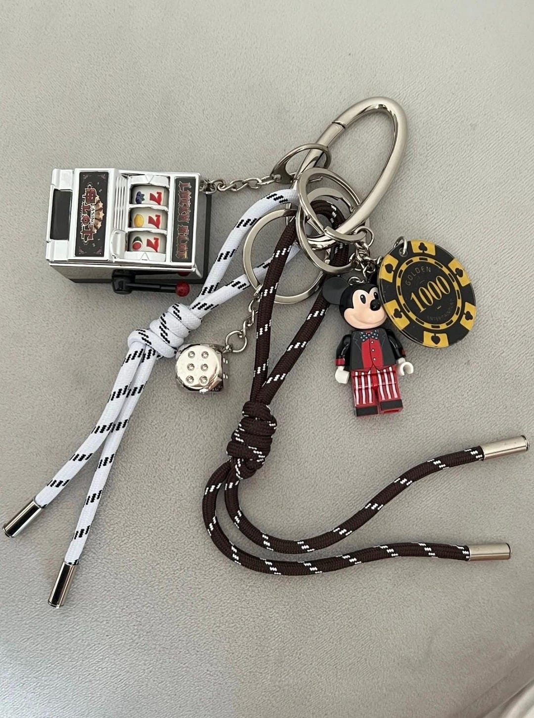 Mickey Mouse With Slot Machine Keychains - Etsy