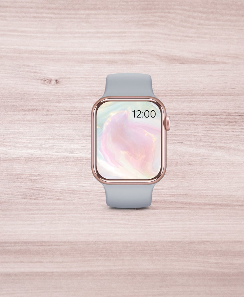 Dreamy Apple Watch Wallpaper, Marble Watch Background, Coquette ...