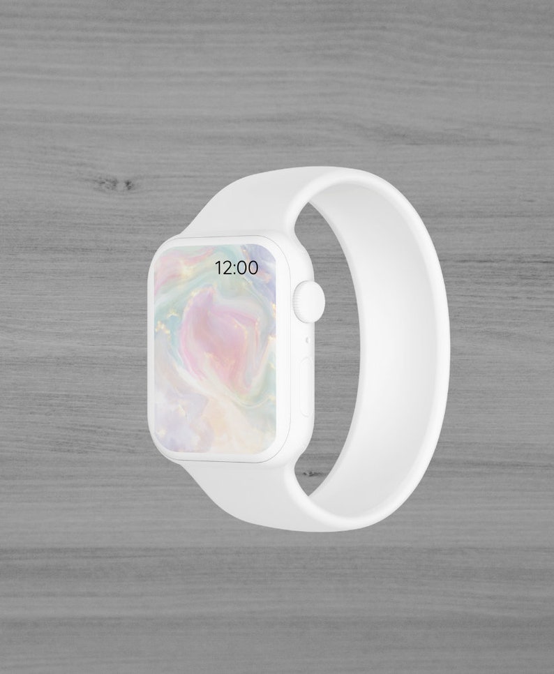 Dreamy Apple Watch Wallpaper, Marble Watch Background, Coquette ...