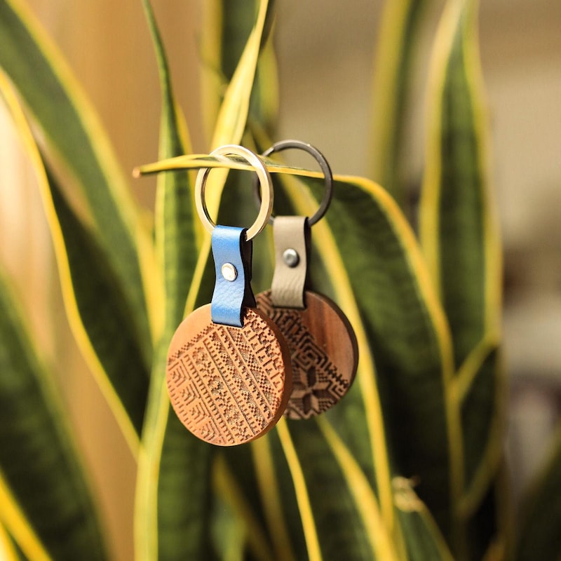 Wood Keychains - Etsy