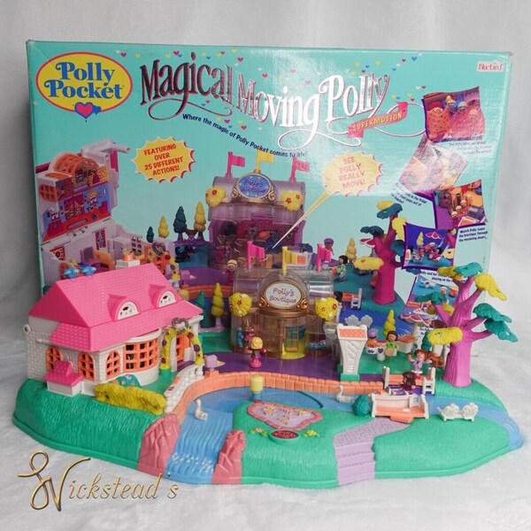 Polly Pocket Magical Moving Pollyville - Etsy