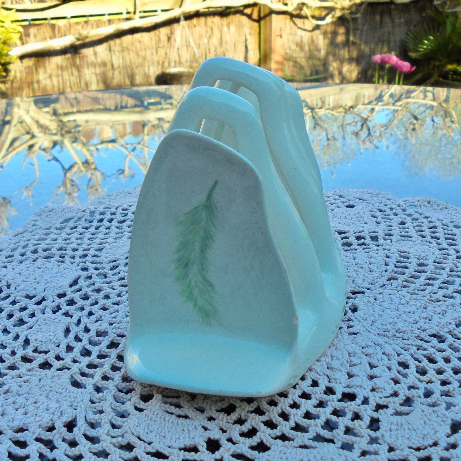 1950s Carlton Ware Toast Rack Embossed Floral Pattern Convolvulus ...