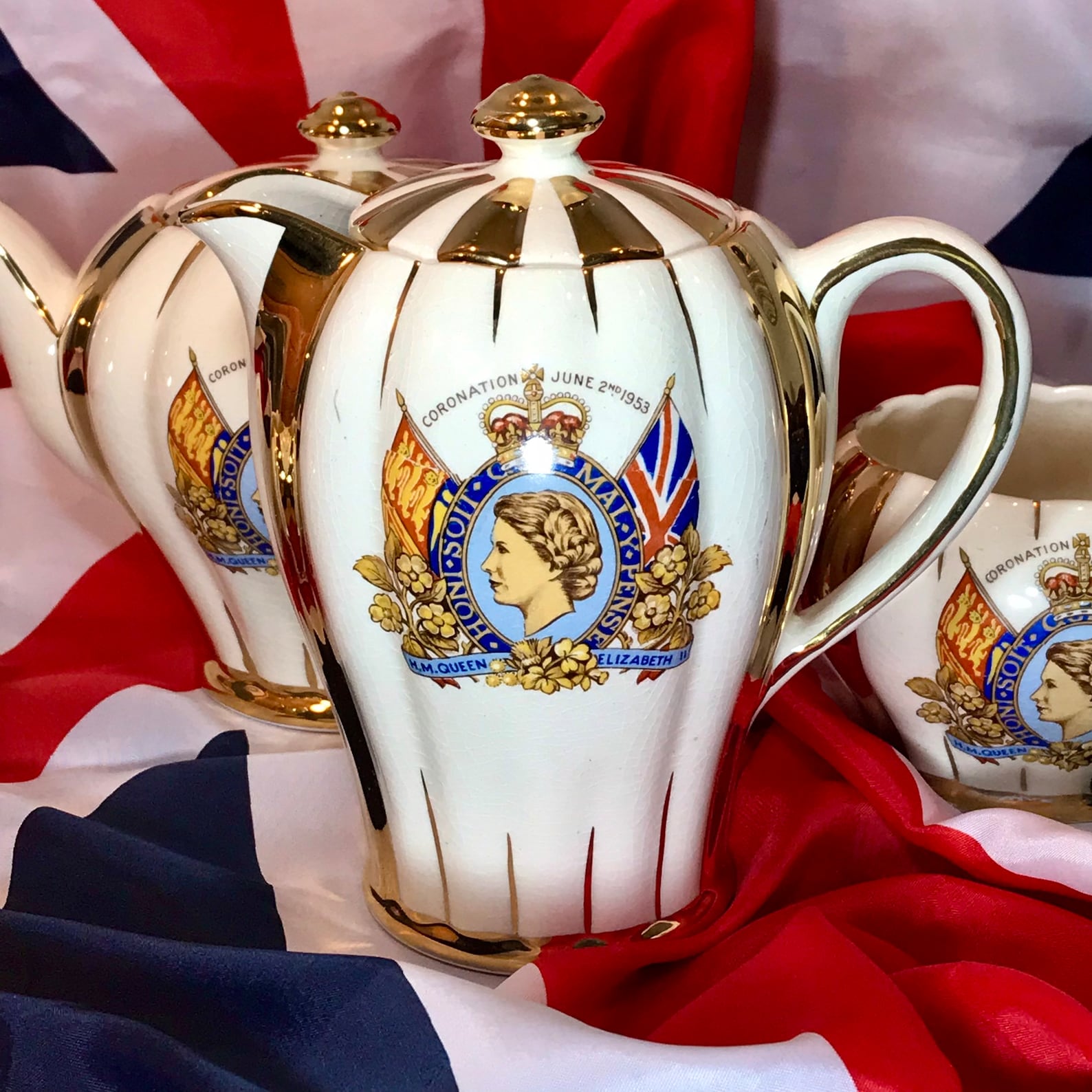 Queen Elizabeth II Coronation in 1953 by Sudlows England Gilded ...