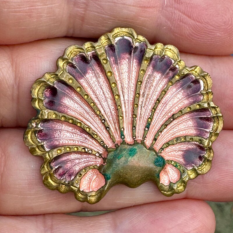 Seashell Brooch - Etsy