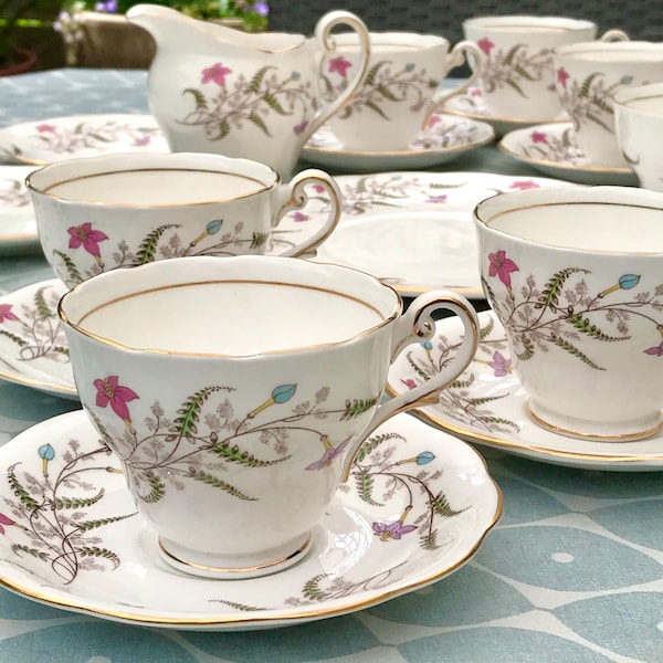 English Tea Cup Set - Etsy