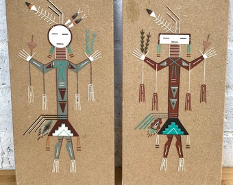 Native American Sand Paintings - Etsy
