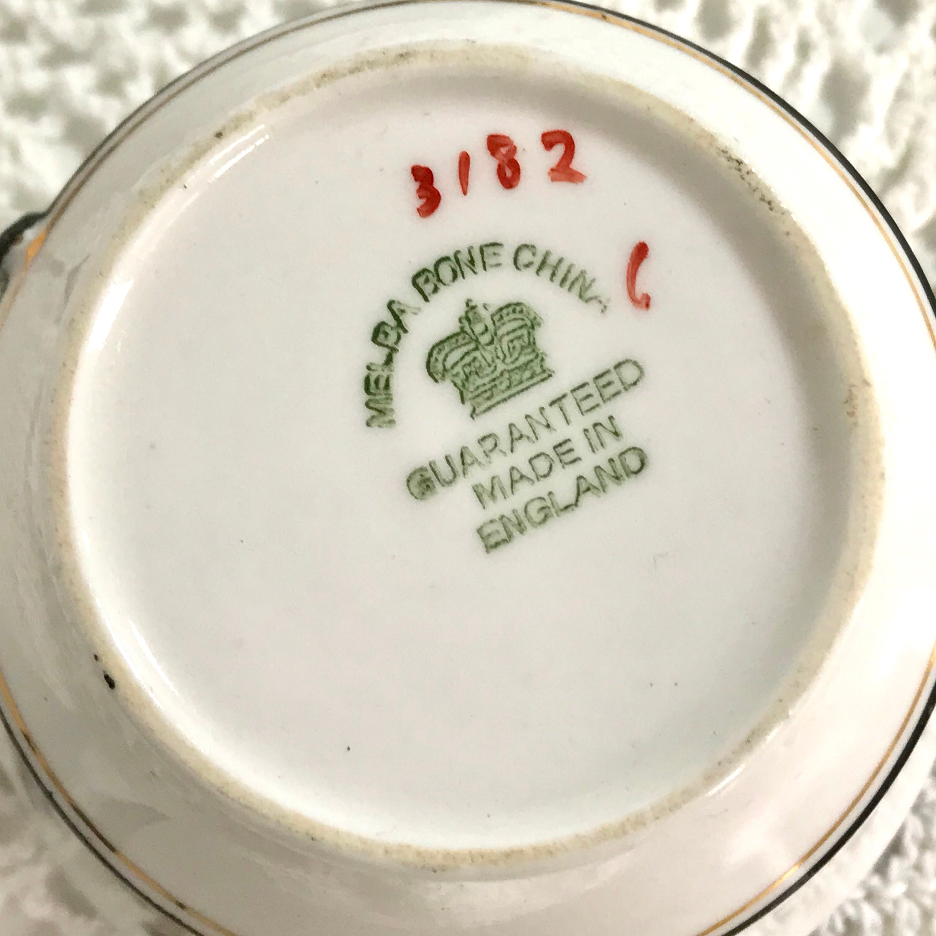 Melba Fine English Bone China Tea Saucer Children Playing by - Etsy