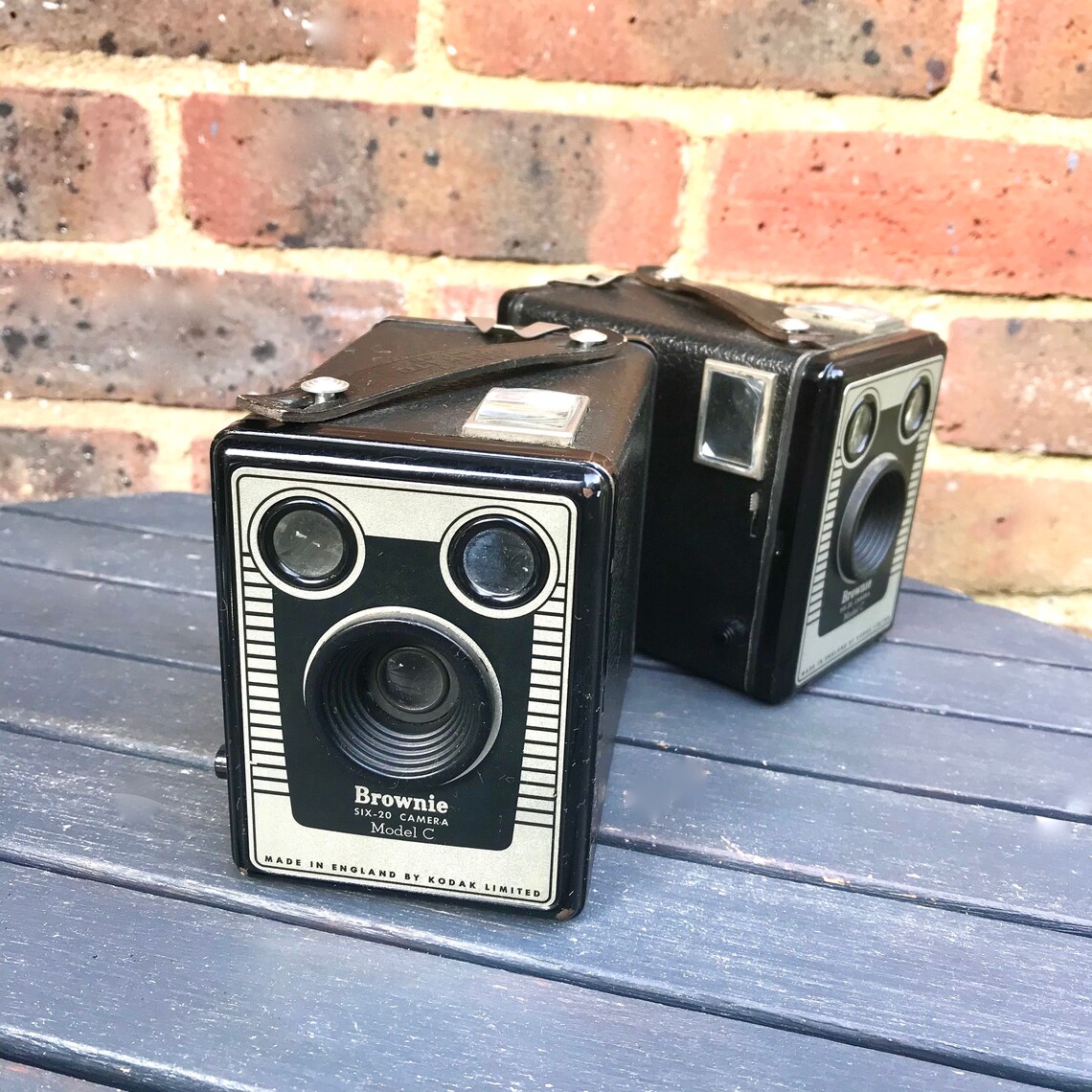 Vintage Kodak Brownie Six-20 Model C Camera – 1946 Box Roll Film, Retro ...