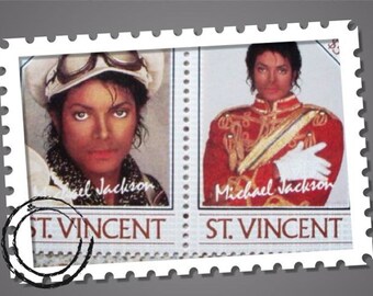 1980s Michael Jackson Pair of Limited Edition St Vincent | Etsy