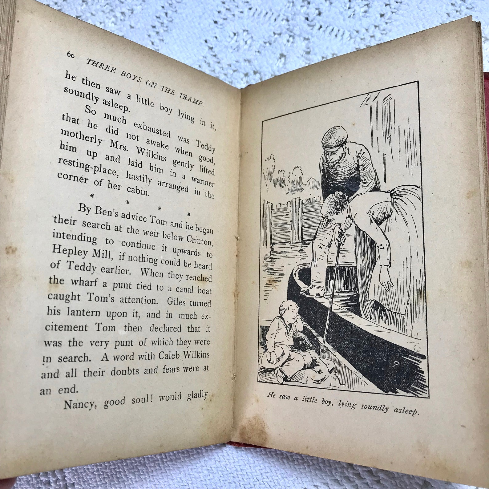Antique Book Three Boys on the Tramp by F Scarlett Potter Young Adults ...