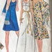 1970s BUTTERICK 6259 Sewing Pattern Easy 3 Main Pieces Long, Midi or ...