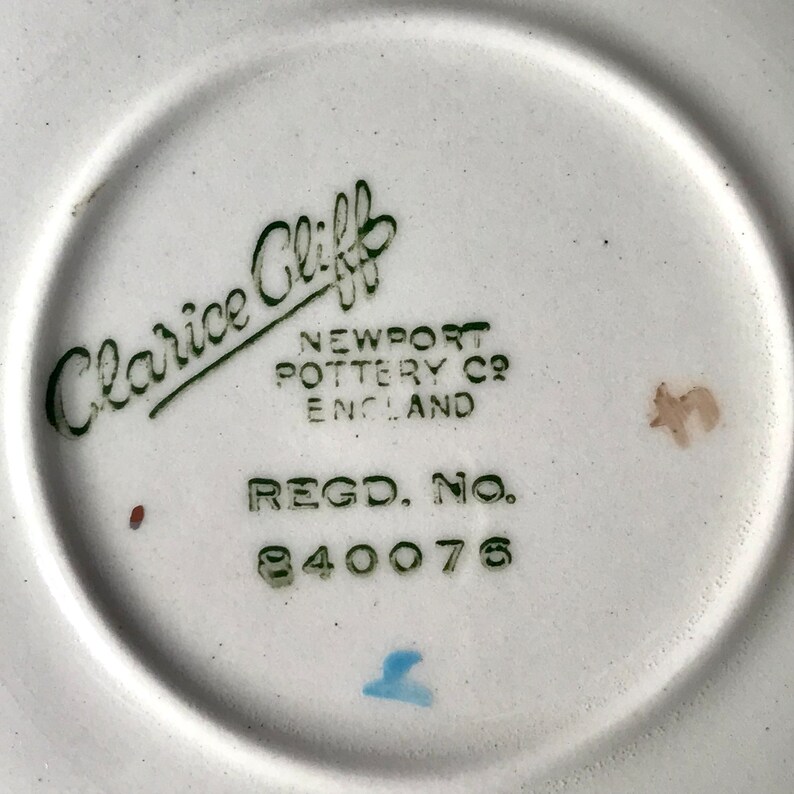 Clarice Cliff Queen Elizabeth 11 Coronation 1953 Tea Set Trio - Etsy