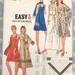 1970s BUTTERICK 6259 Sewing Pattern Easy 3 Main Pieces Long, Midi or ...
