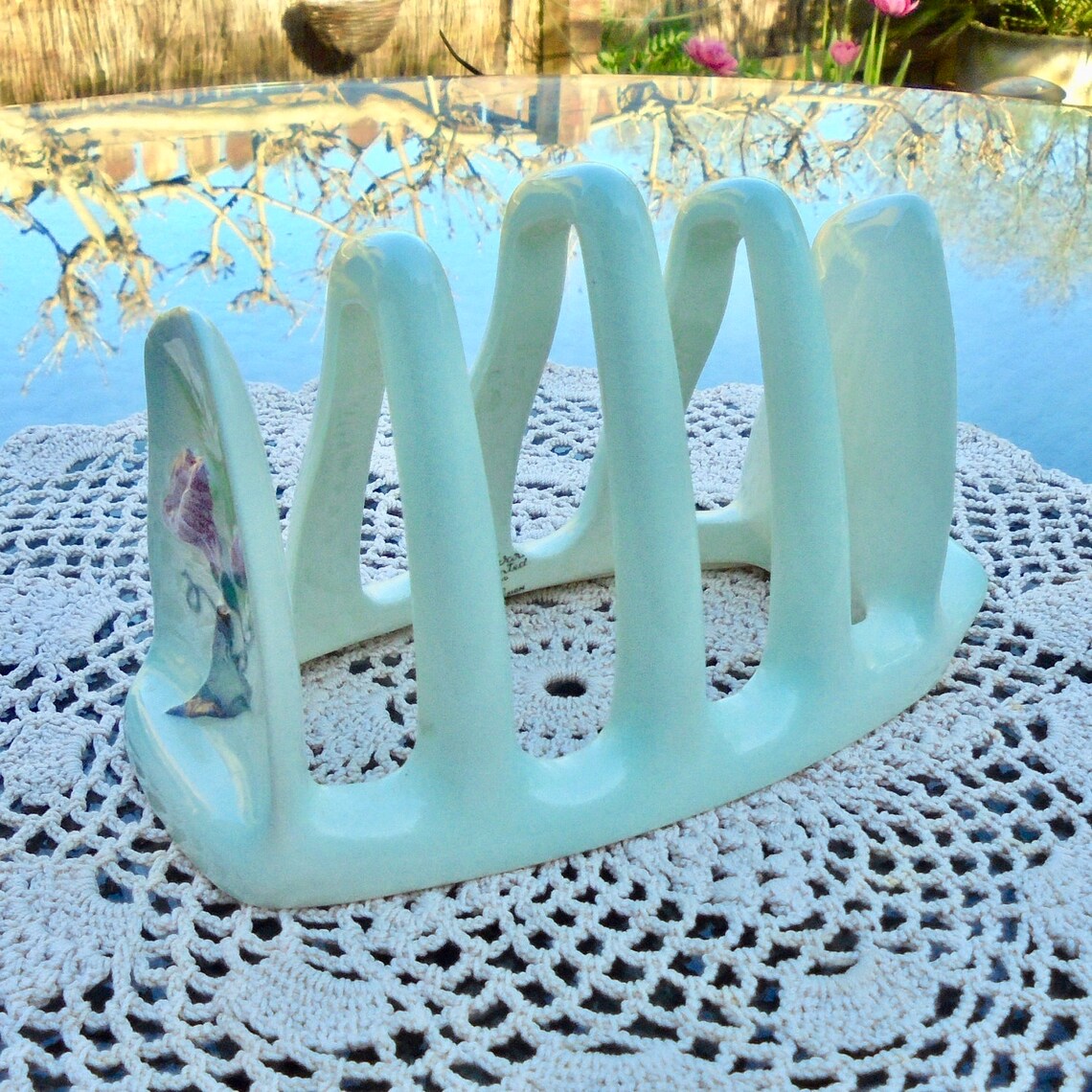 1950s Carlton Ware Toast Rack Embossed Floral Pattern - Etsy