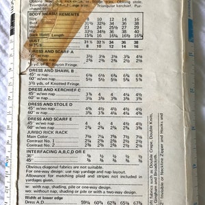 1970s BUTTERICK 6259 Sewing Pattern - Easy 3 Main Pieces - Long, Midi ...