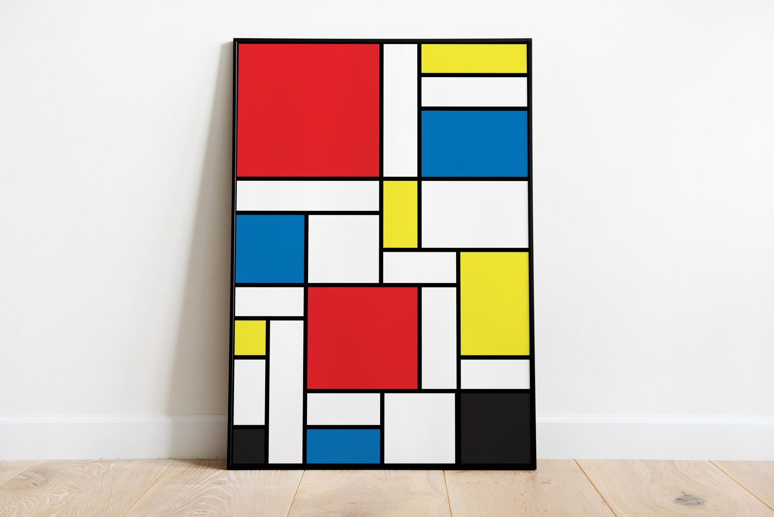 Piet Mondrian Bauhaus Wall Art Print De Stijl Exhibition Poster ...