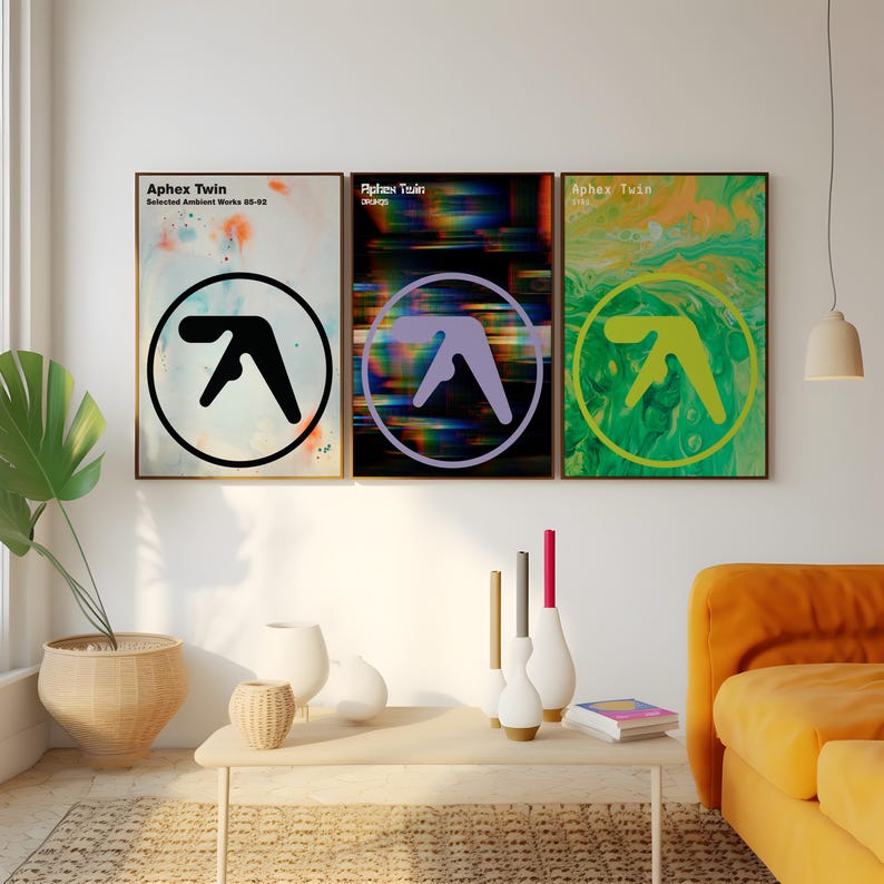 Aphex Twin Inspired Album Art Prints – Syro, Drukqs, Selected Ambient ...