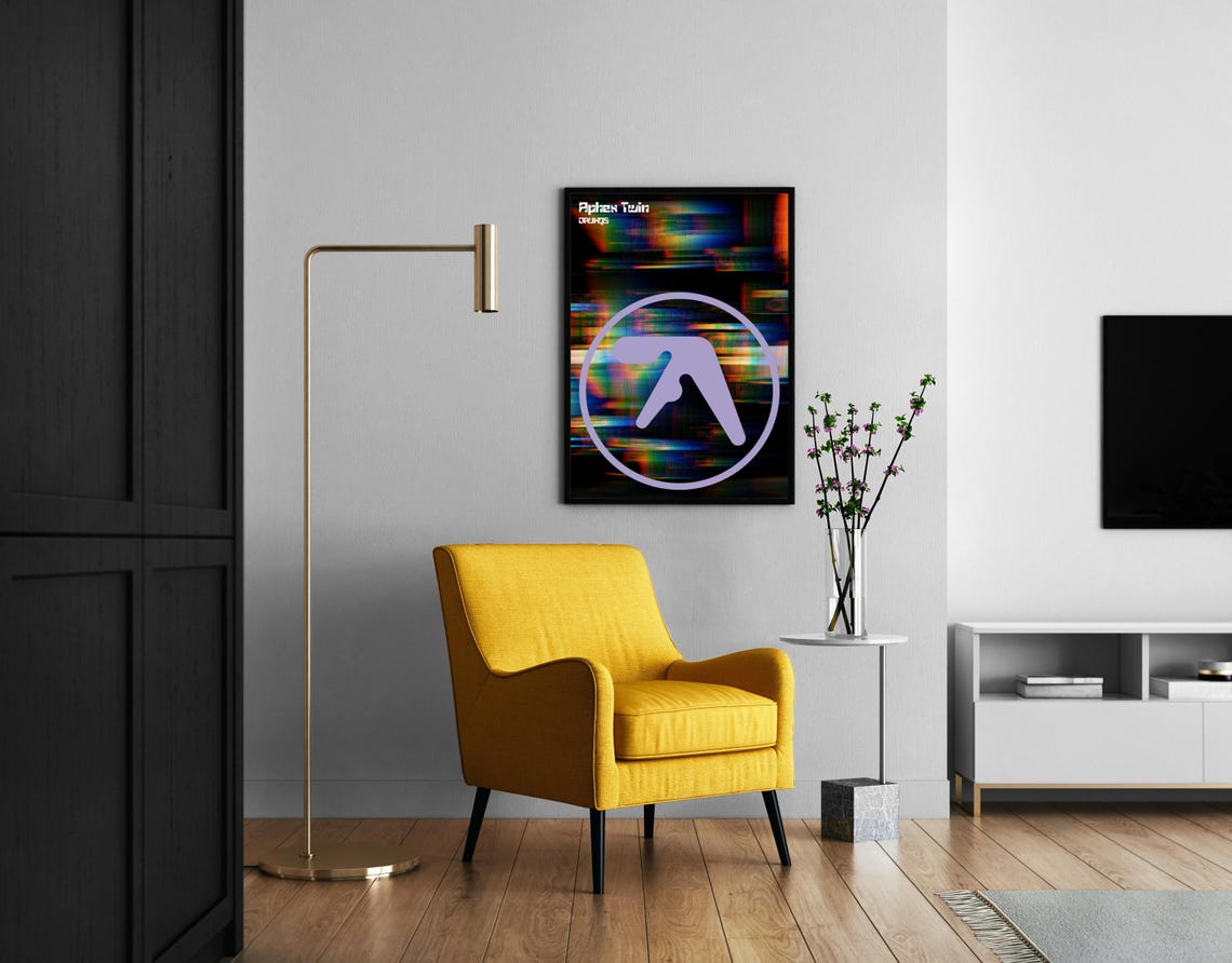 Aphex Twin (AFX) Print Richard David James Drukqs 90s Album Techno ...