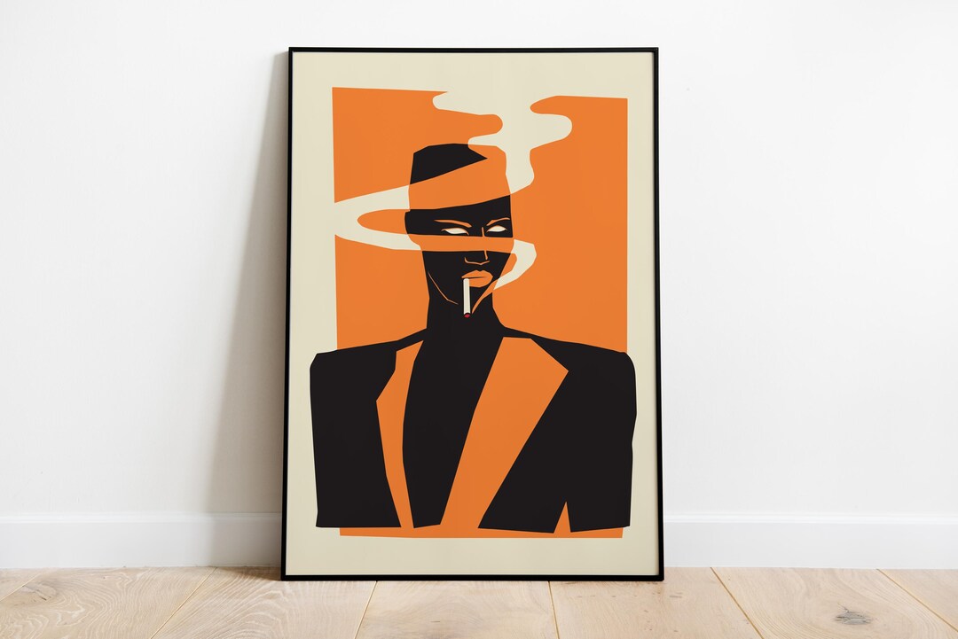 Grace Jones Poster High Fashion Icon Print Music Wall Art 1980s Fashion ...