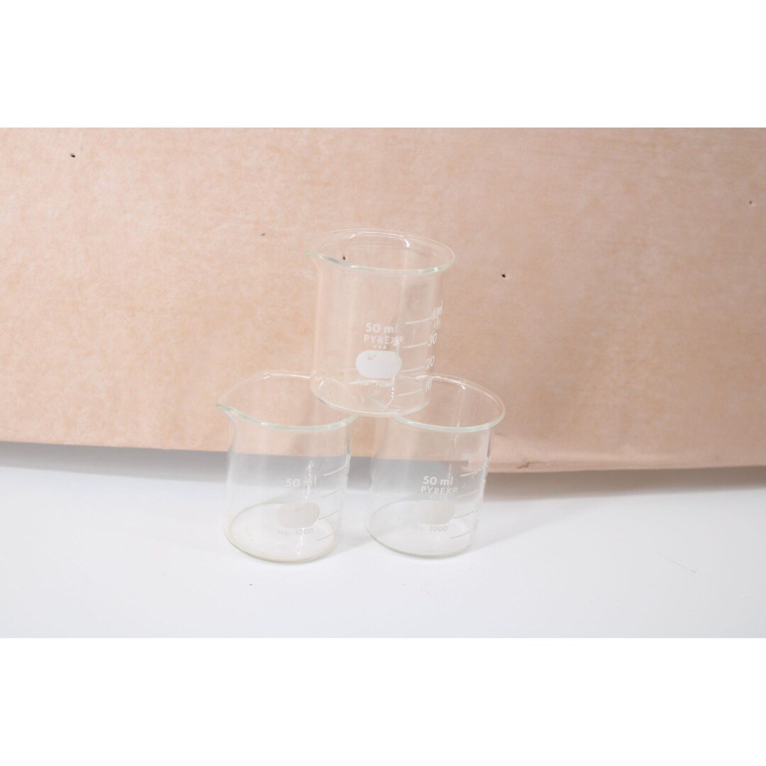 3 Pyrex 50ml Glass Beaker 94027 - Etsy