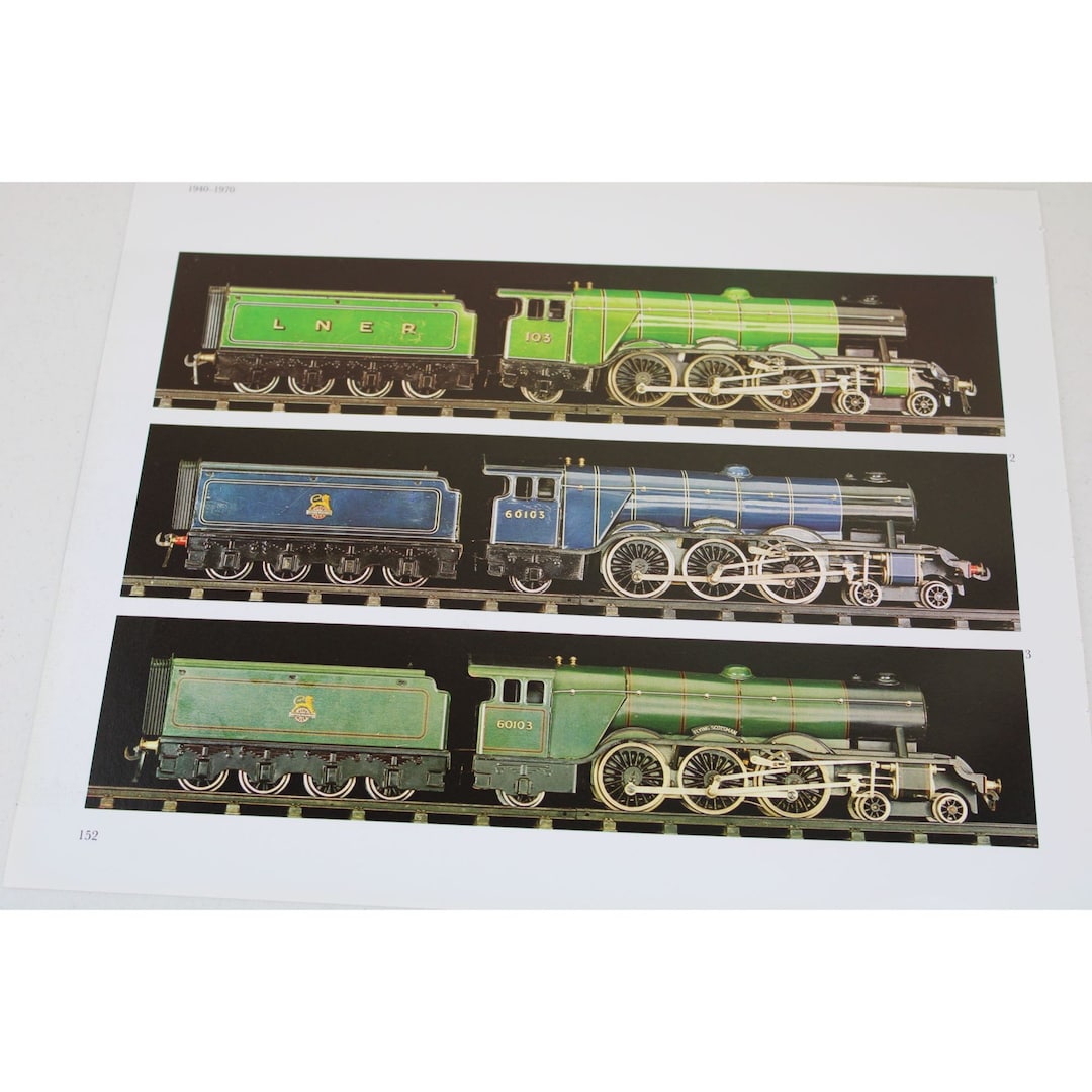Flying Scotsman Train London Toy Model Museum Print Vintage 90772 - Etsy