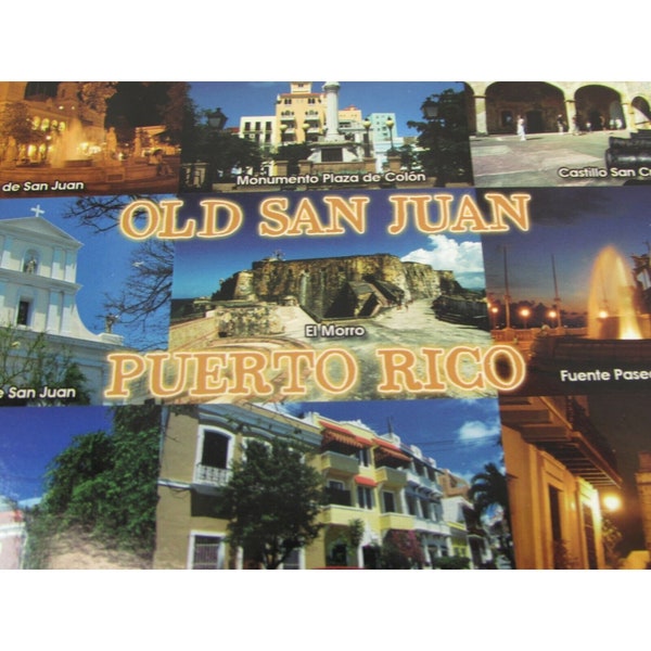Puerto Rico Postcard - Etsy