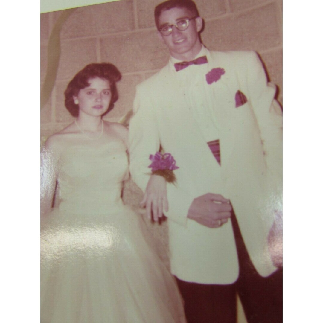 Vintage 1950s Prom Photo Photograph Young Couple 32312 - Etsy