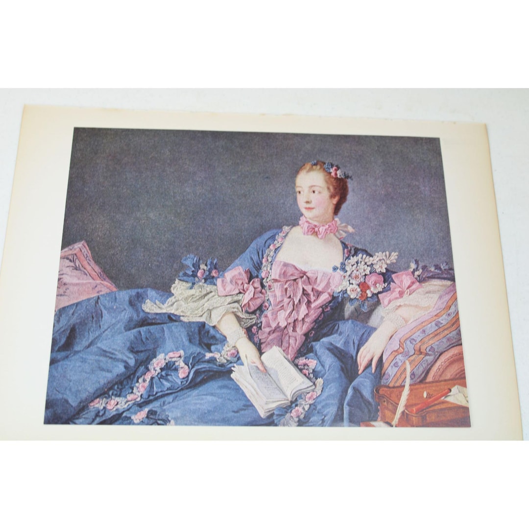 Boucher Young La Pompadour Print Vintage 93415 French School - Etsy