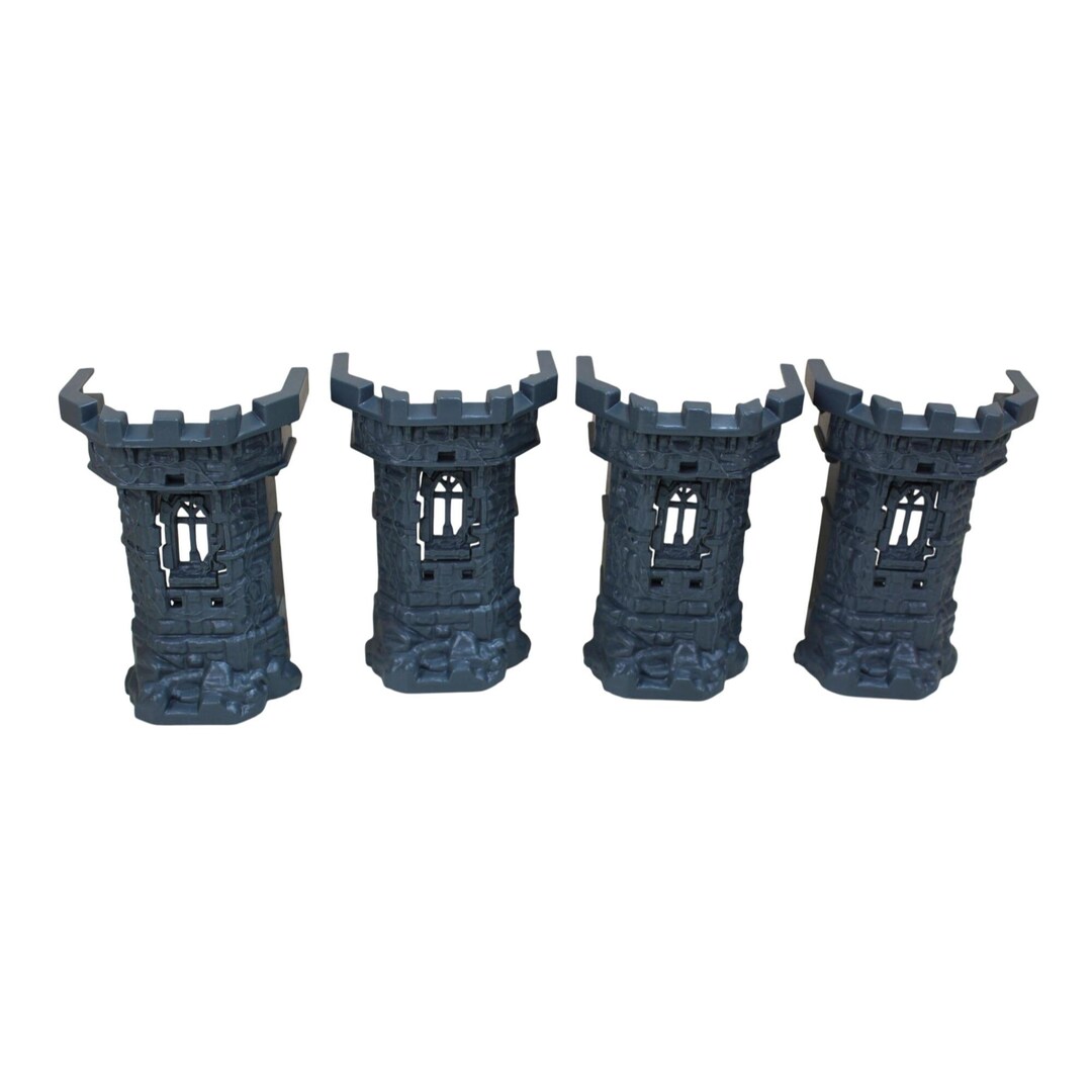 4 Weapons & Warriors Castle Siege Tower Combat Replacement 6 Vintage ...