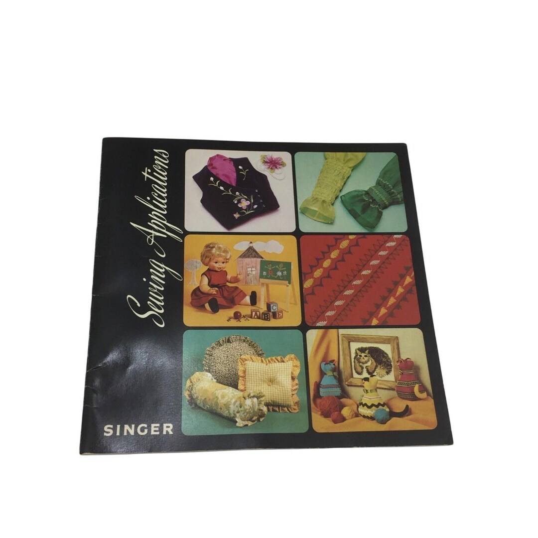 Vintage 1975 Singer Sewing Applications Booklet Manual Tips Techniques ...