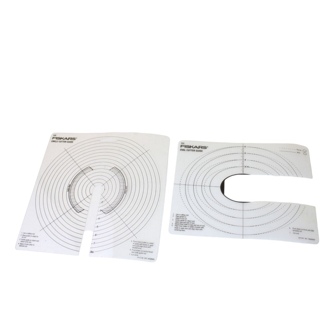 Fiskars Oval Circle Cutter Guide Cutting Template 91362 - Etsy