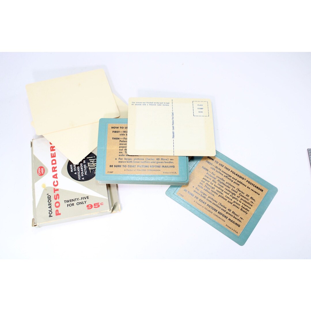 Polaroid Postcarders Vintage Make Postcards Camera 66803 Box - Etsy