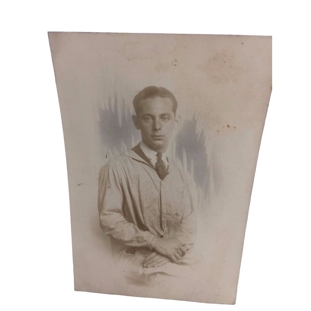 Vintage 1920's Photograph Man Lab Coat Apprentice Scientist Doctor ...