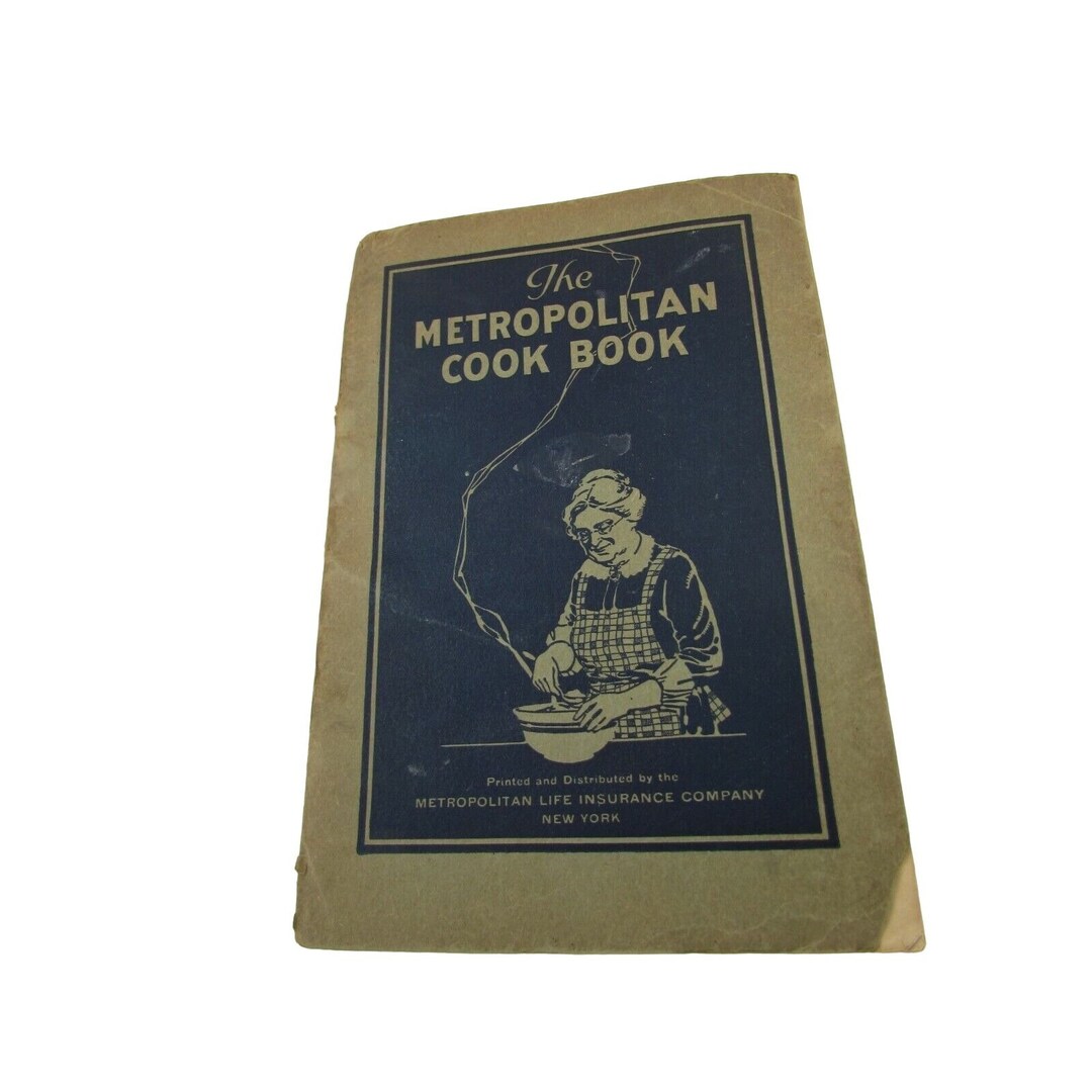 1925 Metropolitan Cook Book Life Insurance Company USA 34477 - Etsy