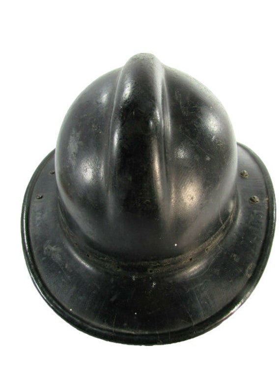 vintage fireman helmet - Gem