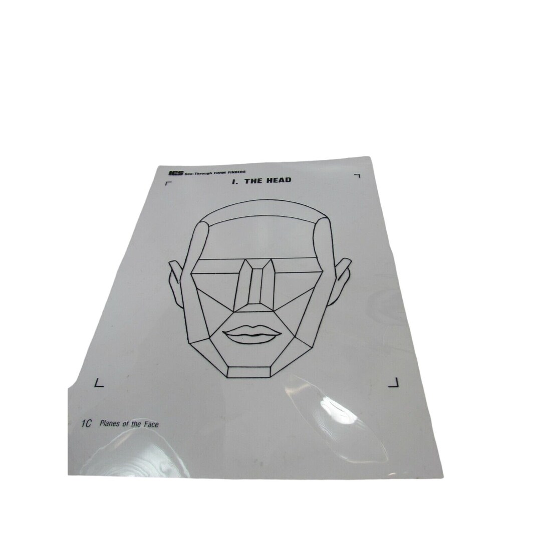 ICS Form Finders Planes of the Face Head Transparency See Through 53599 ...