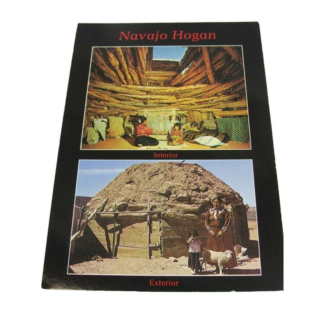 Vintage Postcard Navajo Hogan Native American Indian 53272 - Etsy