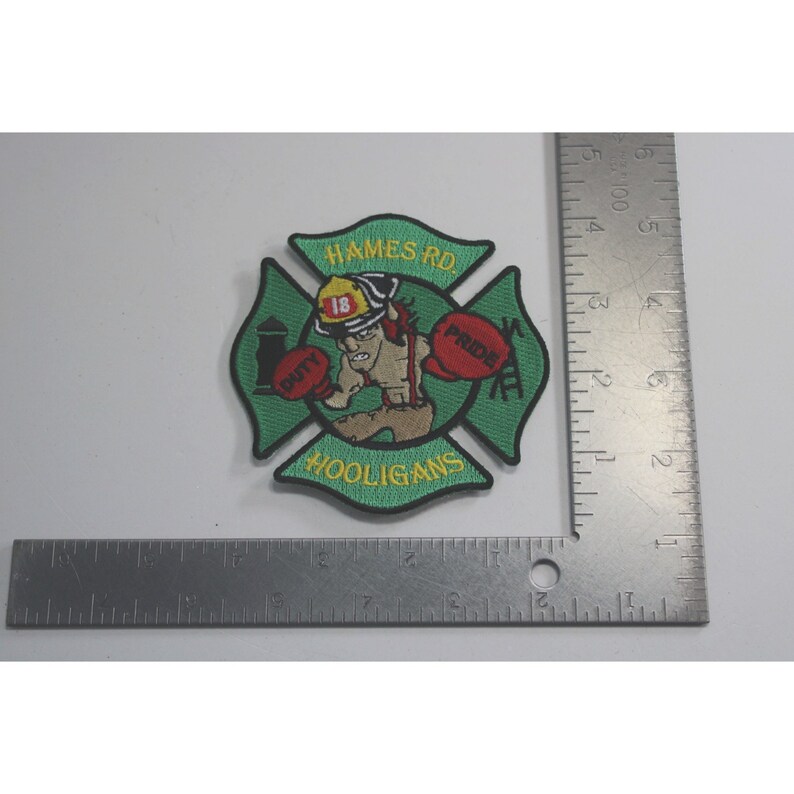 Hames Rd Hooligans Fire Station Patch Department Duty Pride - Etsy