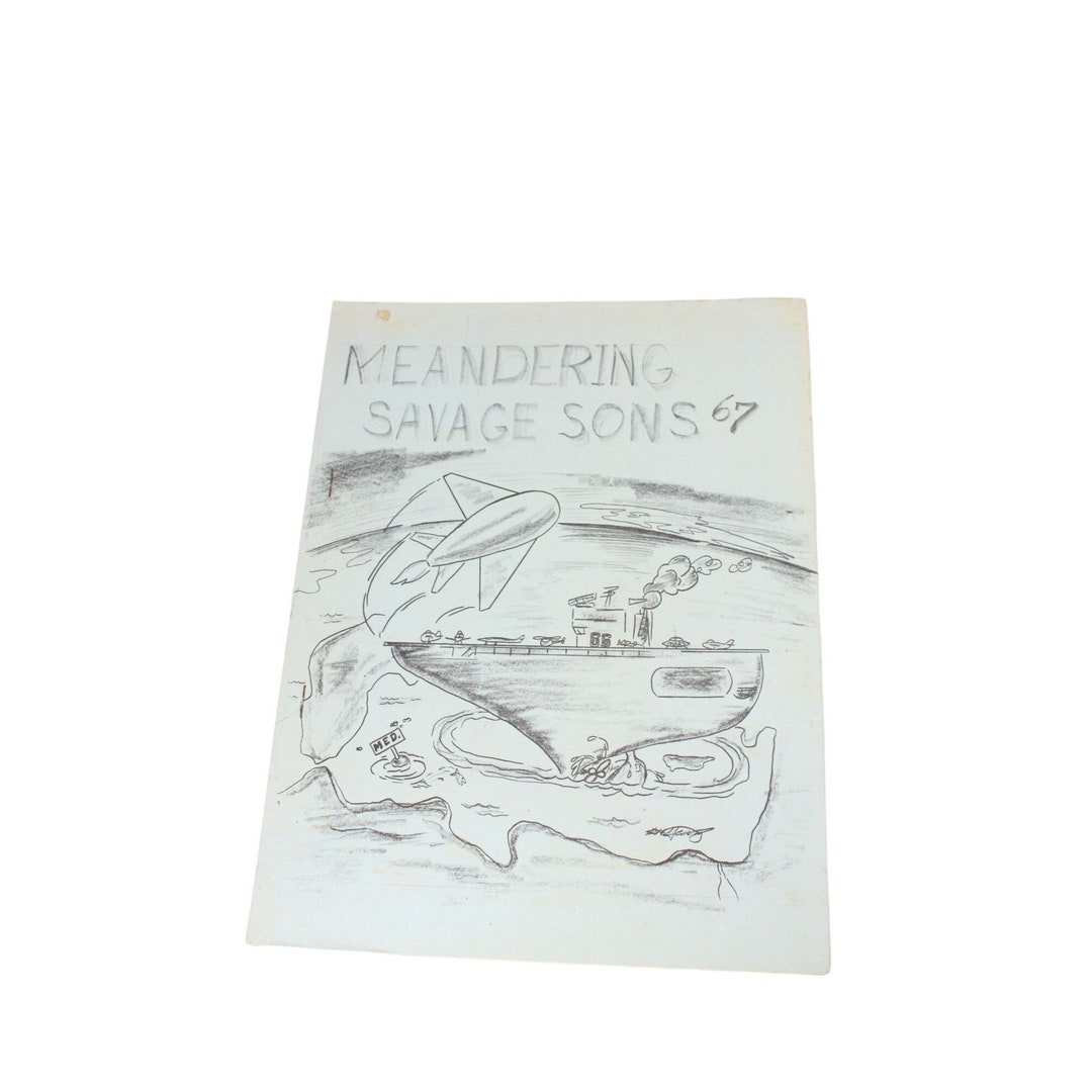 USS Savage RVAH-5 Meandering Savage Sons 1967 Newsletter 66816 - Etsy