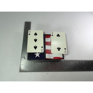 American Flag Playing Cards Double Deck in Case Vintage 89127 - Etsy