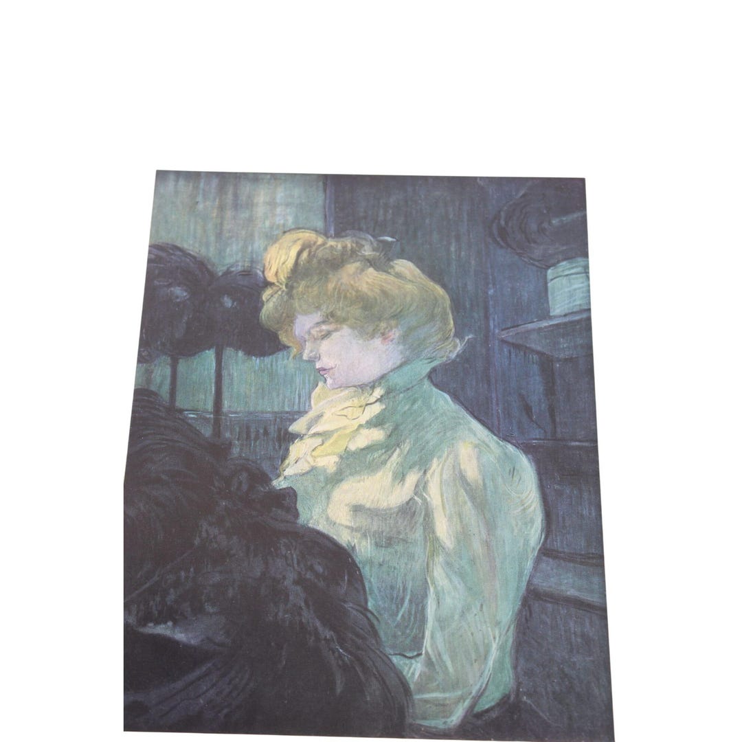 Toulouse Lautrec Print the Modiste Woman Vintage 93926 - Etsy