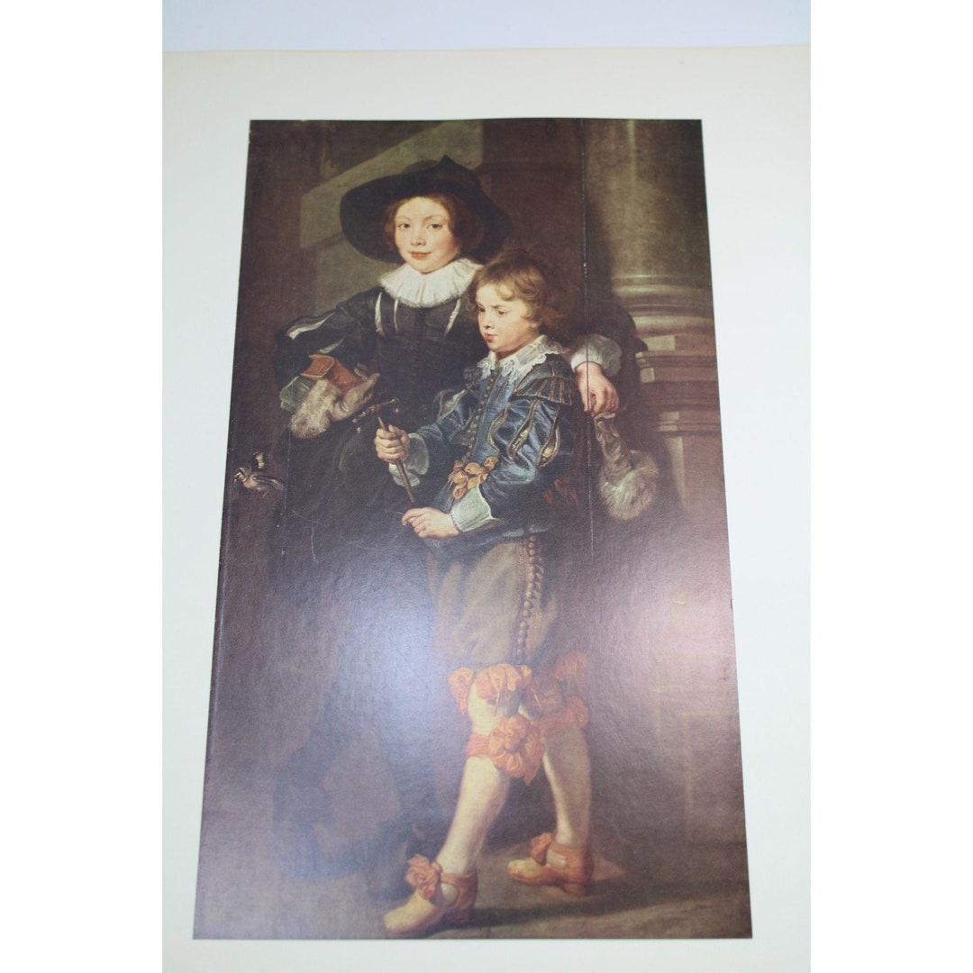 Rubens Print the Artists Sons Albert and Nicolas Peter Paul Vintage ...