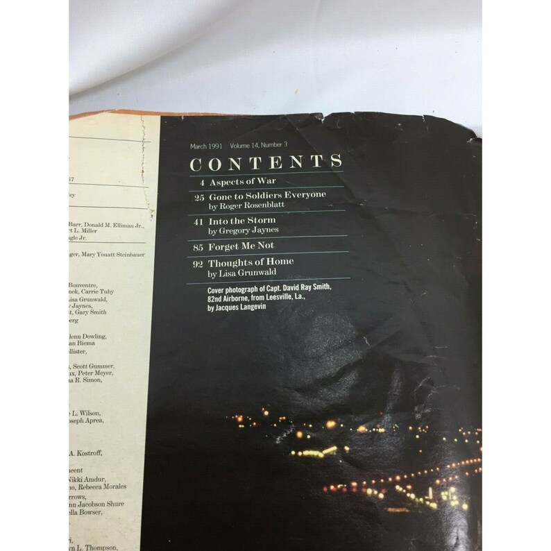 LIFE Magazine March 1991 Iraq Gulf War Capt. David Ray Smith 82nd ...