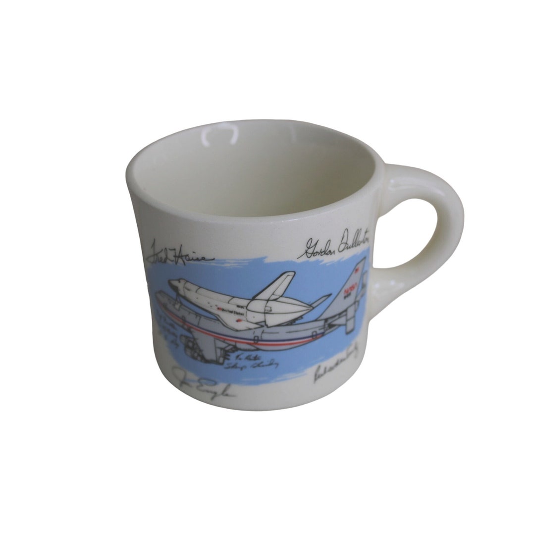 Astronaut Nasa Space Shuttle Mug Fred Haise Gordon Fullerton Engle ...