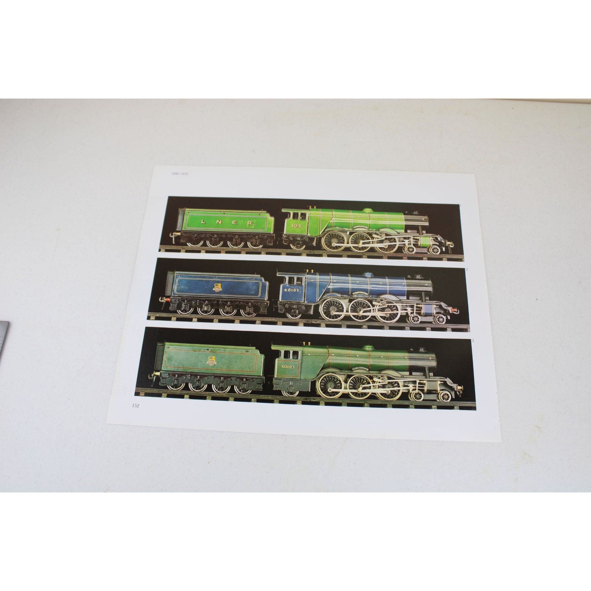 Flying Scotsman Train London Toy Model Museum Print Vintage 90772 - Etsy