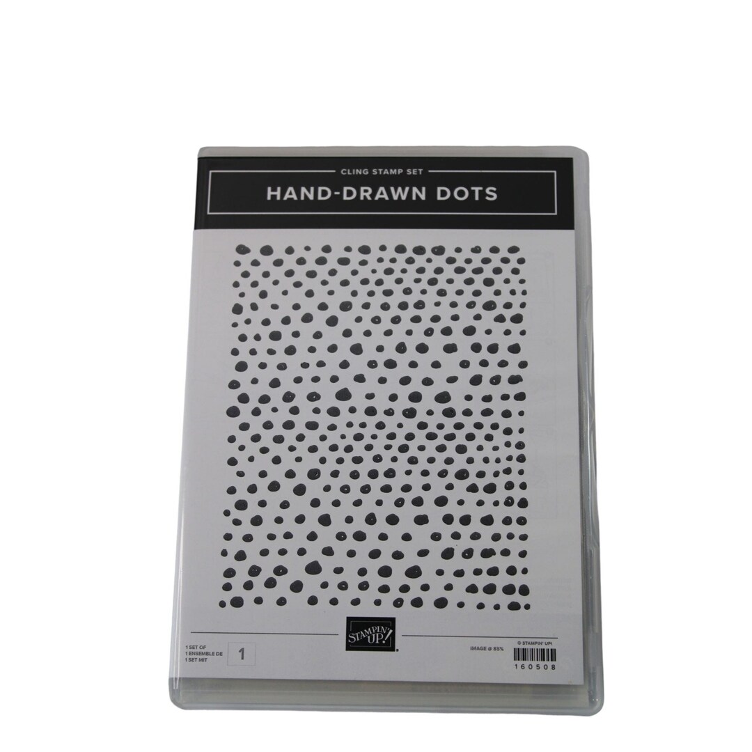 Stampin up Hand Drawn Dots Cling Stamp Set Unused 89670 - Etsy