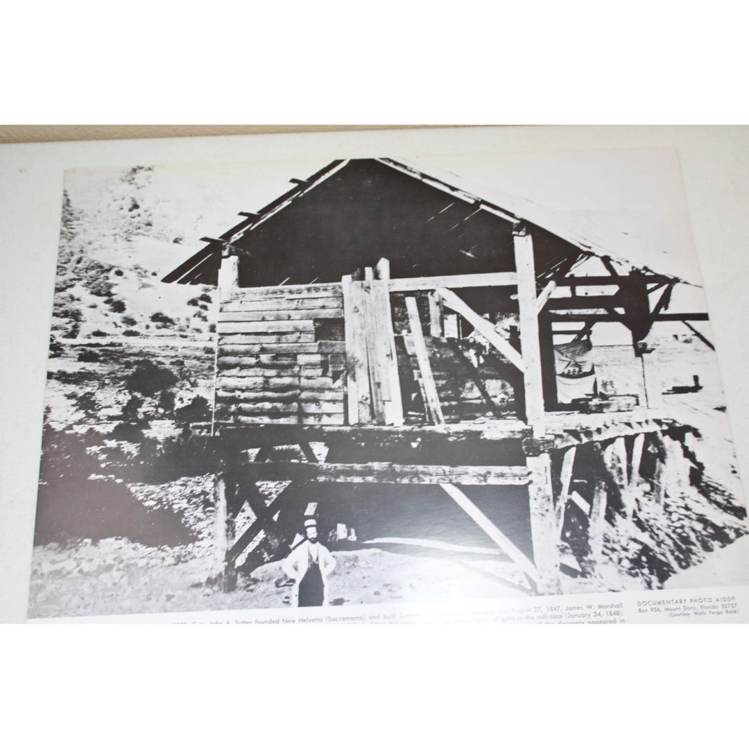 Transcontinental Railroad Sutter Mill Repro Print DPA Series 93062 - Etsy