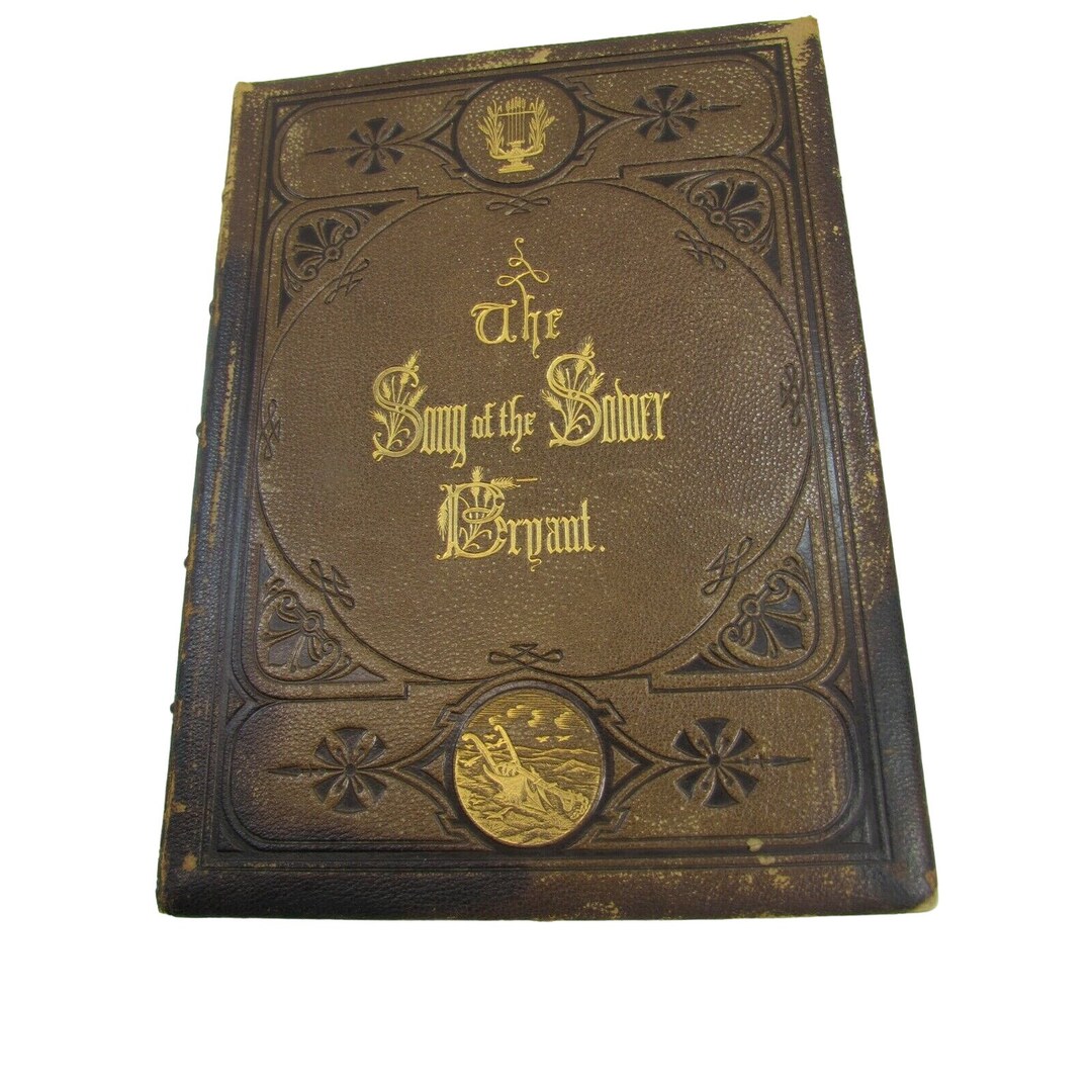 WILLIAM CULLEN BRYANT Song of the Sower 1871 Antique Book 33866 - Etsy