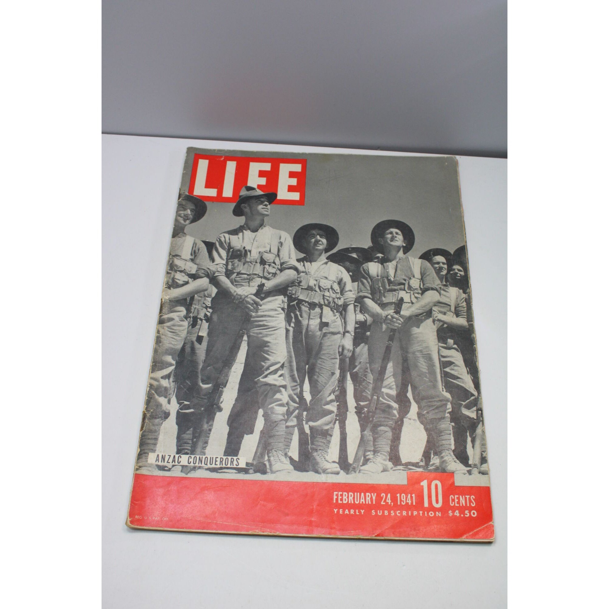 February 24 1941 Life Magazine Hitler in Balkans Anzac Soldiers 89003 ...